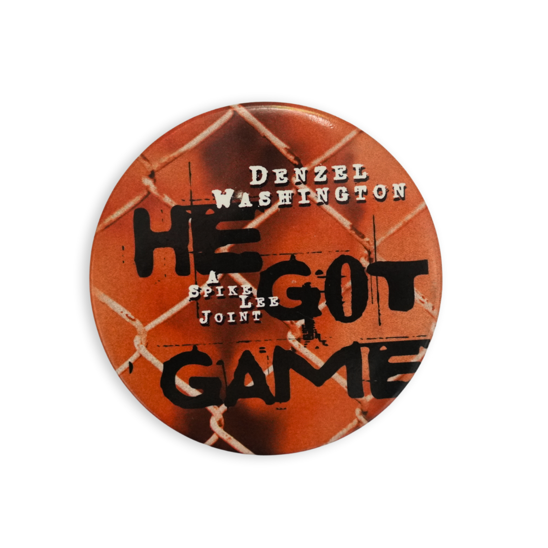 Vintage He Got Game Movie Pin Badge – Film Pin Society