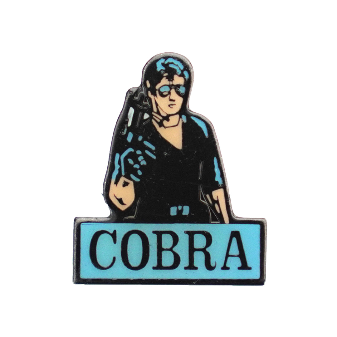 Vintage Stallone Cobra Pin – Film Pin Society