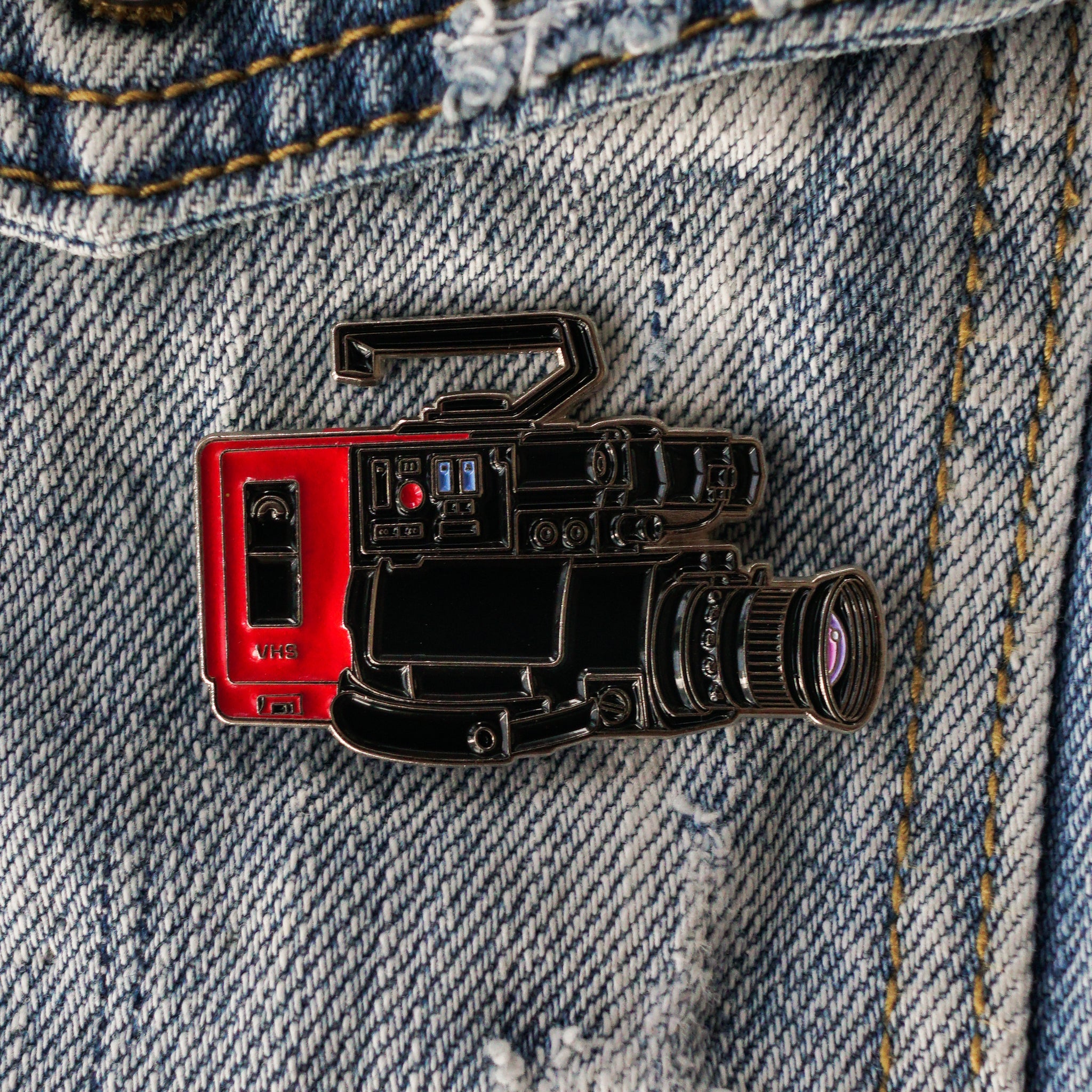 80s VHS Camera Enamel Pin – Film Pin Society