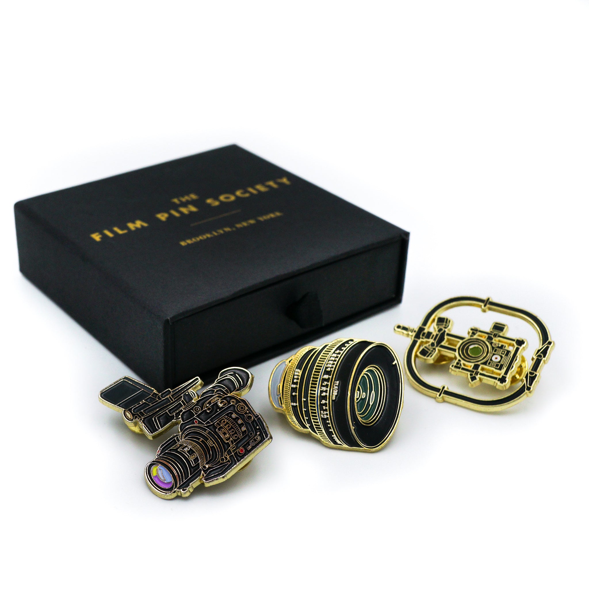 Doc Camera Package Pin Box Set – Film Pin Society